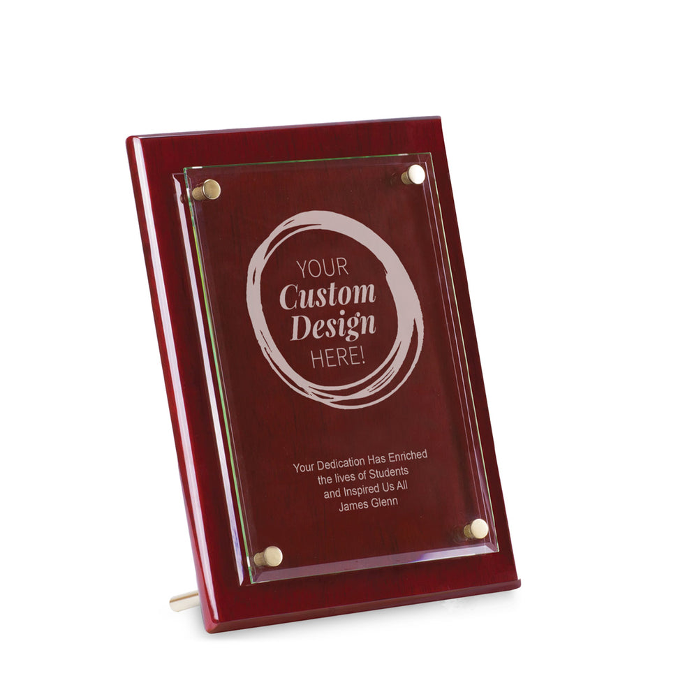 Plaque - Floating Glass - Custom